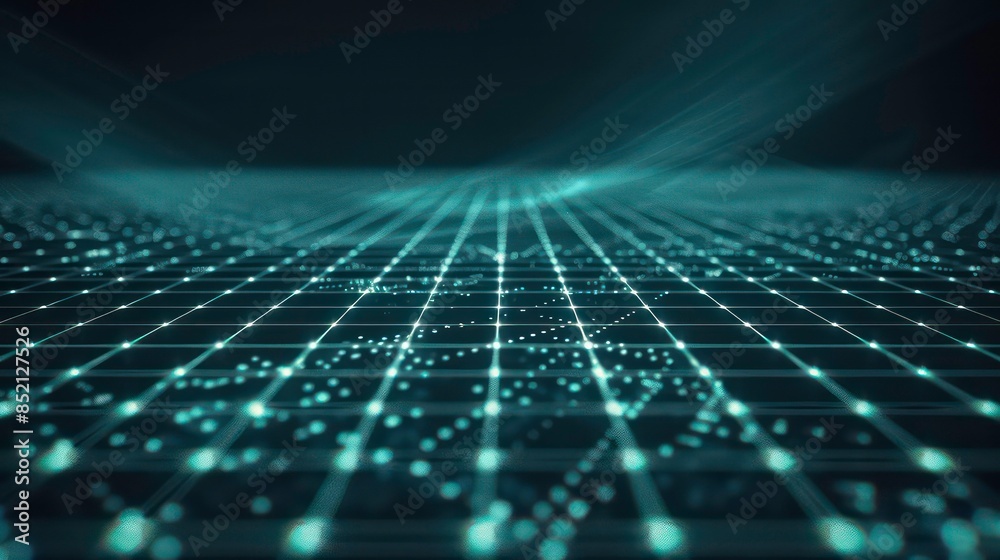 Futuristic AI technology themed thumbnail backdrop for versatile ...