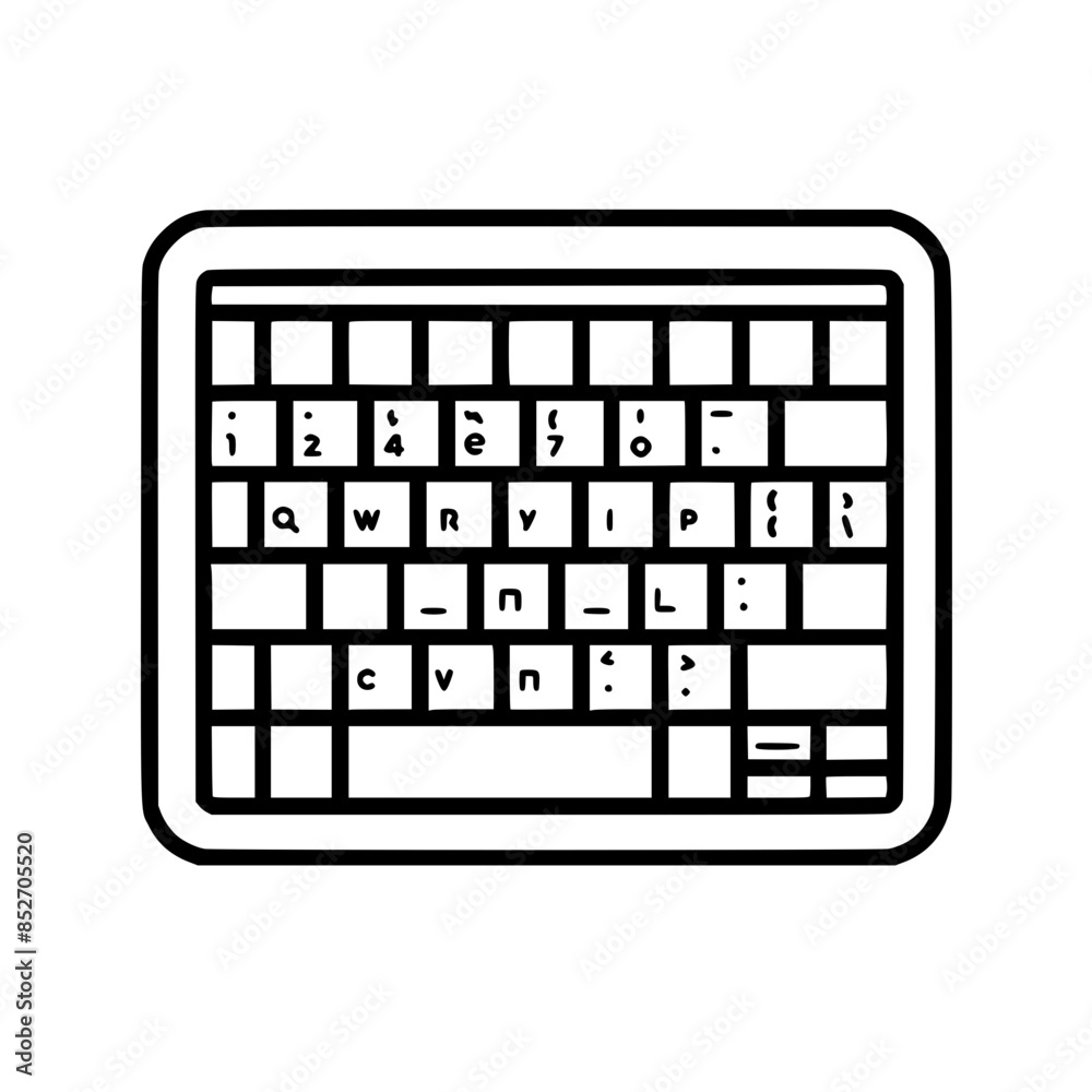 blank computer keyboard svg, svg files for cricut, keyboard png ...