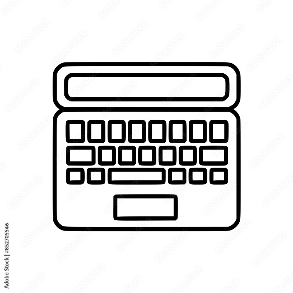 Image vectorielle Stock blank computer keyboard svg, svg files for ...