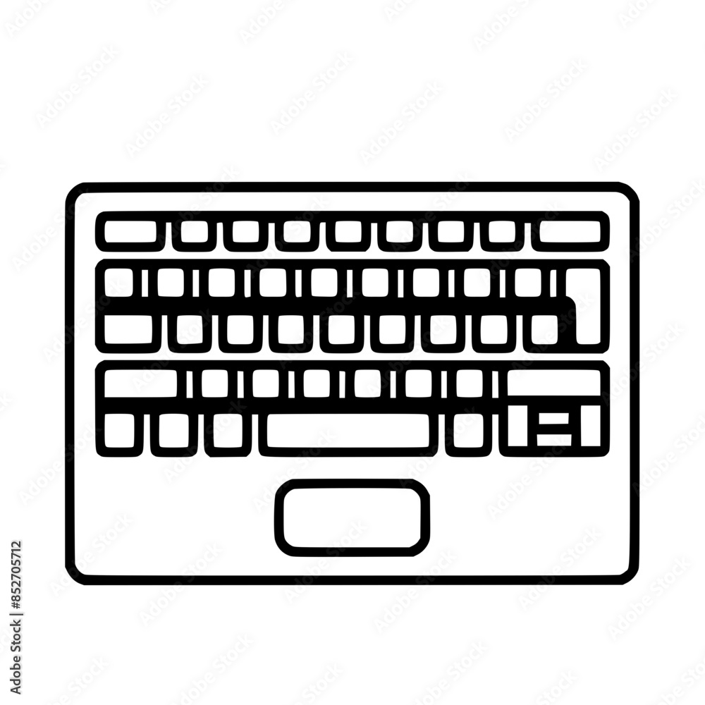 blank computer keyboard svg, svg files for cricut, keyboard png ...