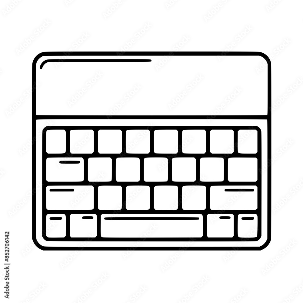 blank computer keyboard svg, svg files for cricut, keyboard png ...