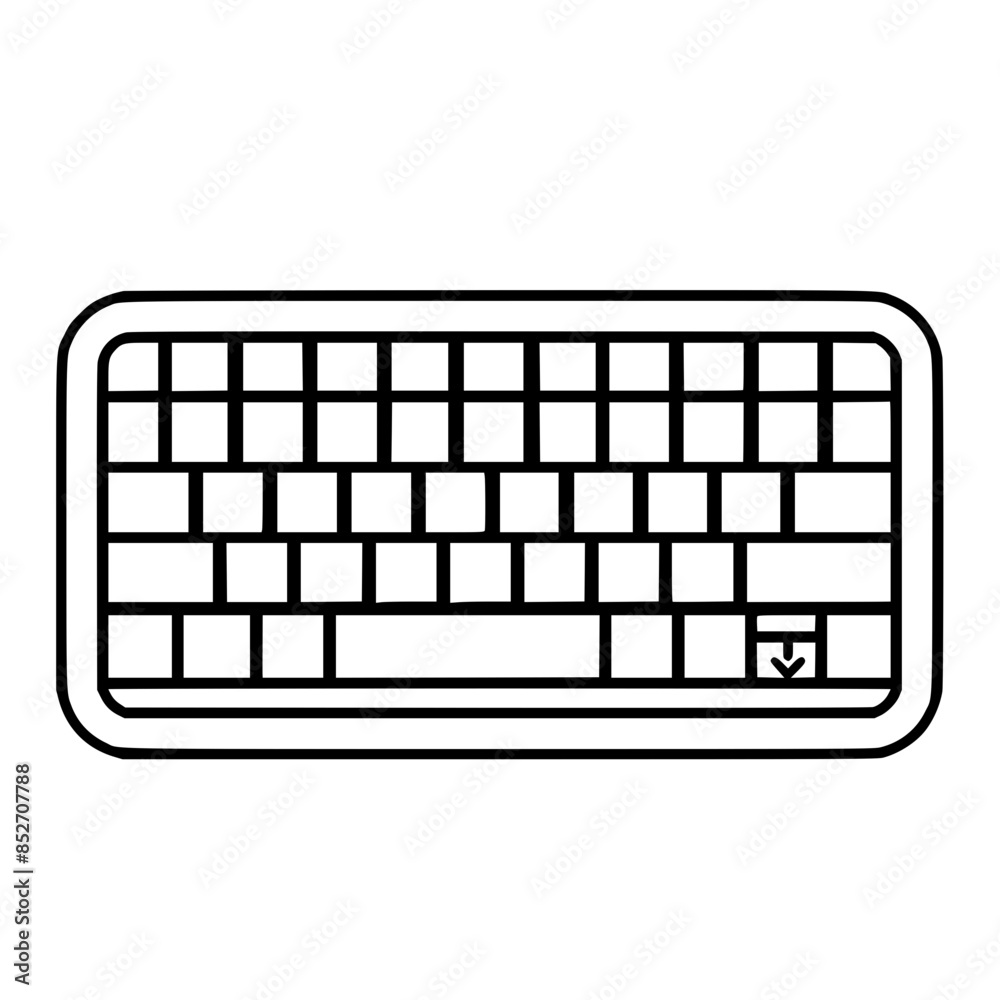 blank computer keyboard svg, svg files for cricut, keyboard png ...