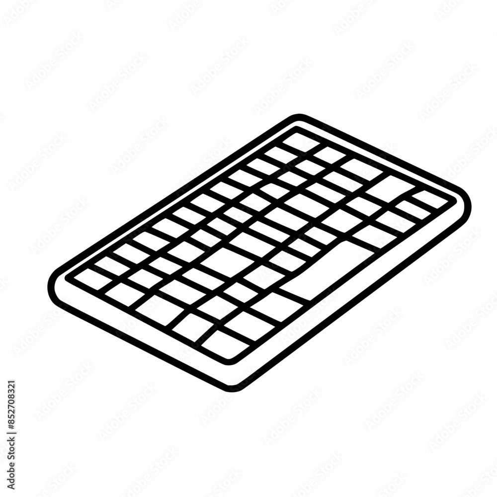 เวกเตอร์ Stock blank computer keyboard svg, svg files for cricut ...