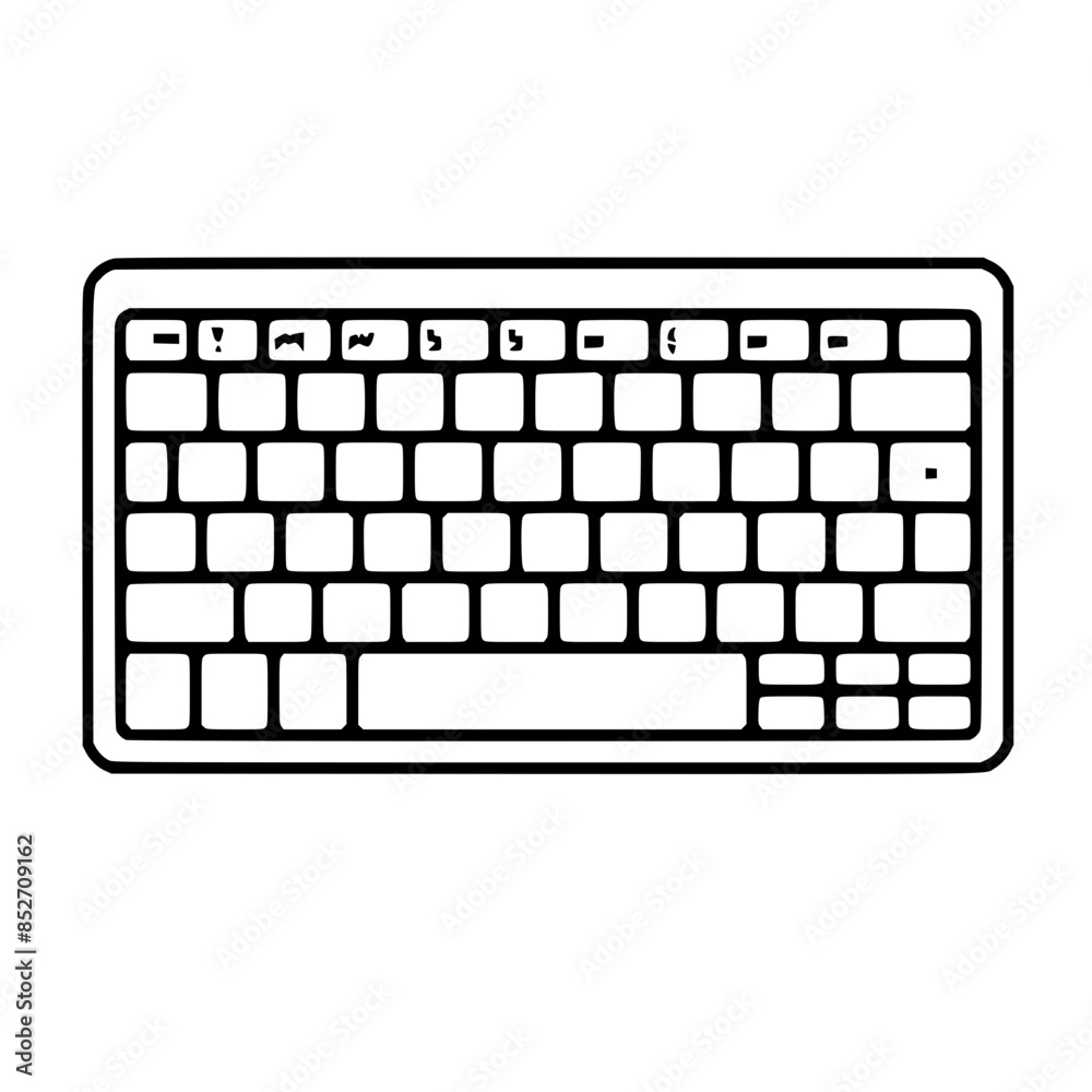 blank computer keyboard svg, svg files for cricut, keyboard png ...