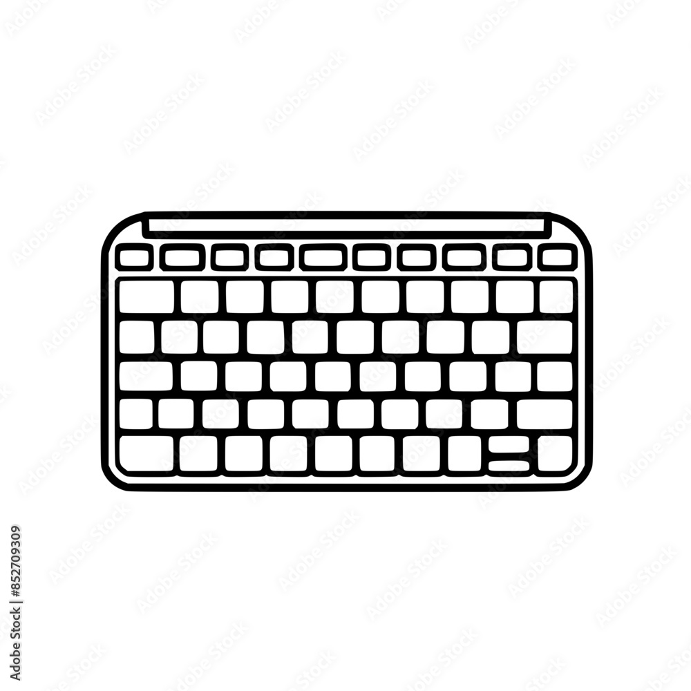 Vector de Stock blank computer keyboard svg, svg files for cricut ...