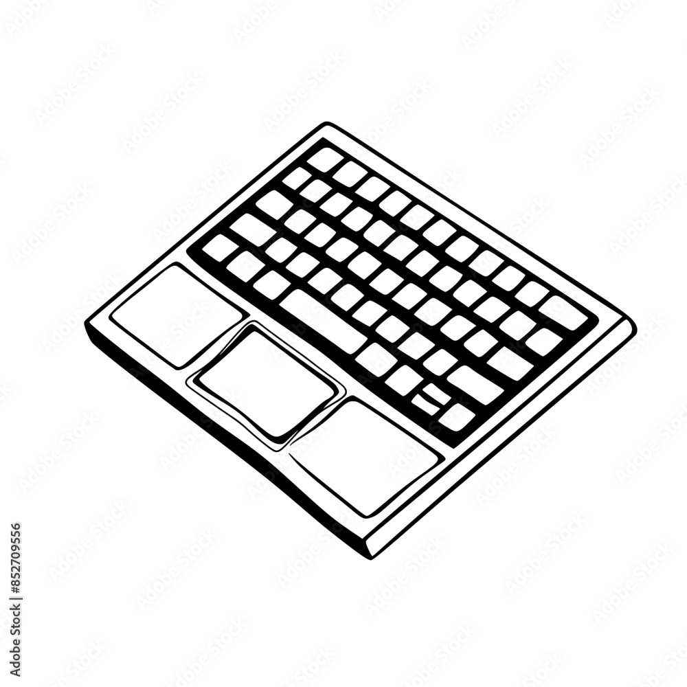 Image vectorielle Stock blank computer keyboard svg, svg files for ...