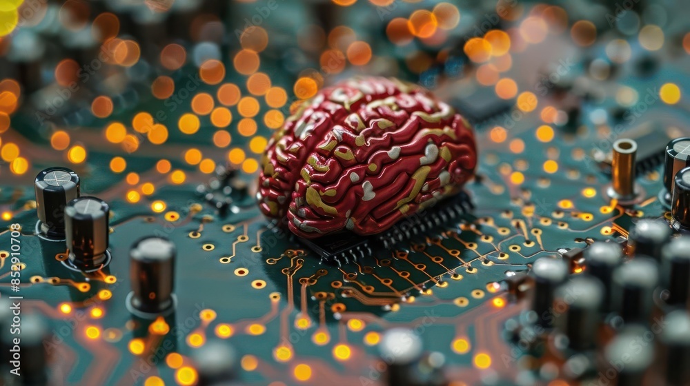 Lab developing neuromorphic computing chips Stock Illustration | Adobe Stock