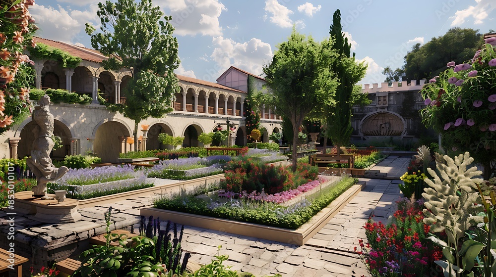 themed historical garden that recreates different eras and cultures ...