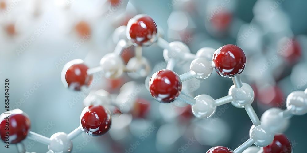 Ball-and-Stick Model of Glycine Molecule. Concept Chemical Structure ... Ball-and-Stick Model of Glycine Molecule. Concept Chemical Structure ...