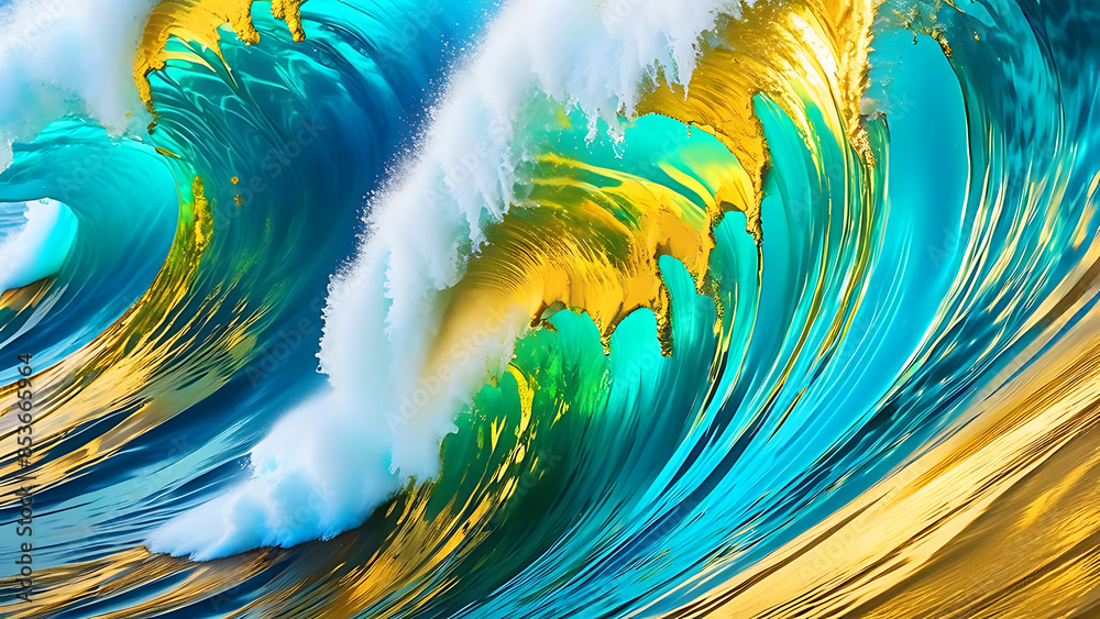 Captivating Ocean Waves , Japan's style ,Coastal Beauty Giant ocean ...