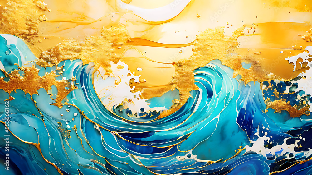 Captivating Ocean Waves , Japan's style ,Coastal Beauty Giant ocean ...