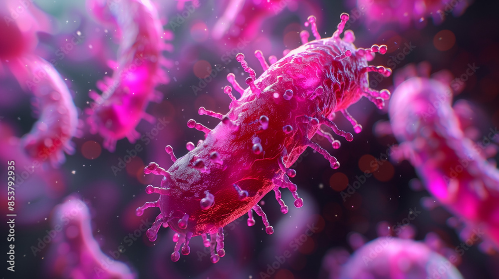 Bacterium (bacteries, bacteria, microbiome, cells, bacterie) infection ...