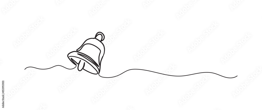 Jingle Bell Outline