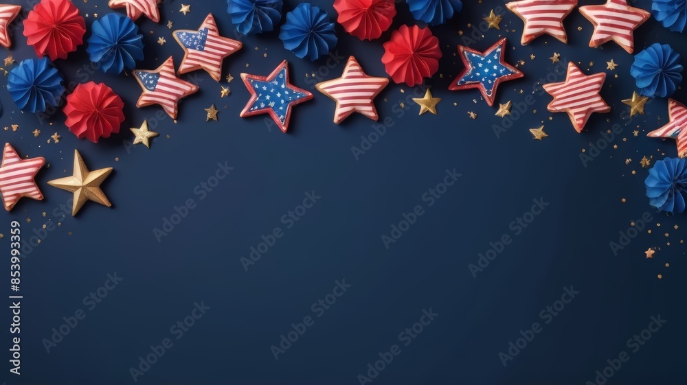 Fourth of July background. 4th of July or Memorial Day background, July ...