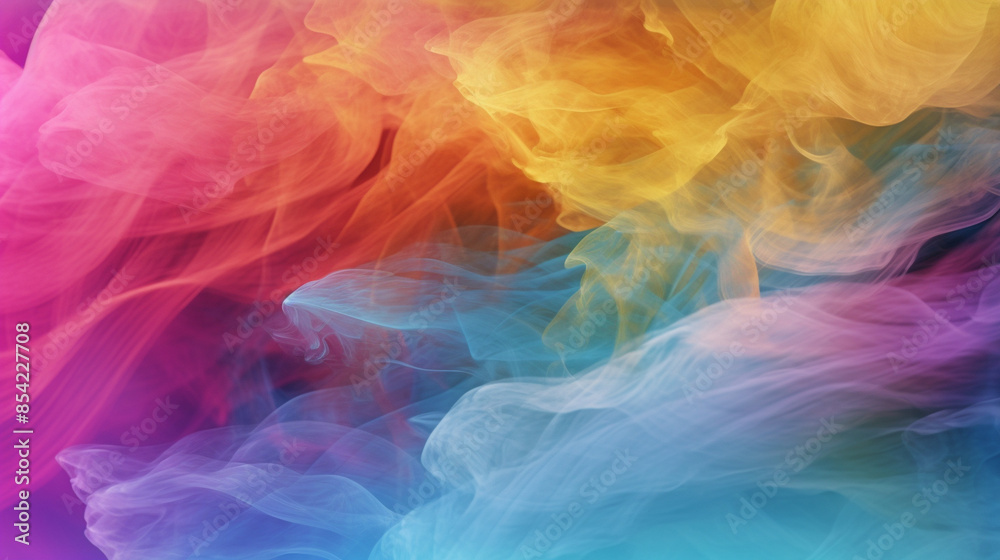 rainbow smoke background Stock Illustration | Adobe Stock