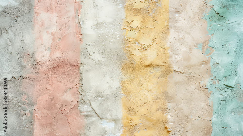 Rustic Textured Wall with Cozy Cottage Color Washing Technique. Aged ...