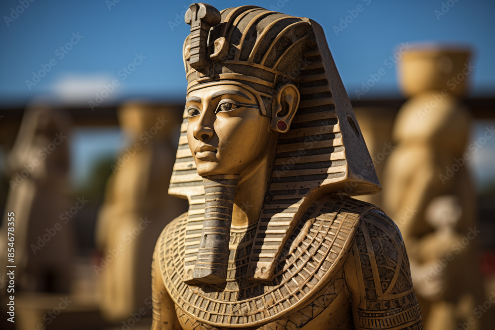 Bust of Pharaoh Ramses 2 Ancient Egypt. Egyptian civilization. Topics ...