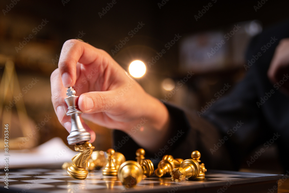 Businessman moves chess with strength, manages risk with vision of ...