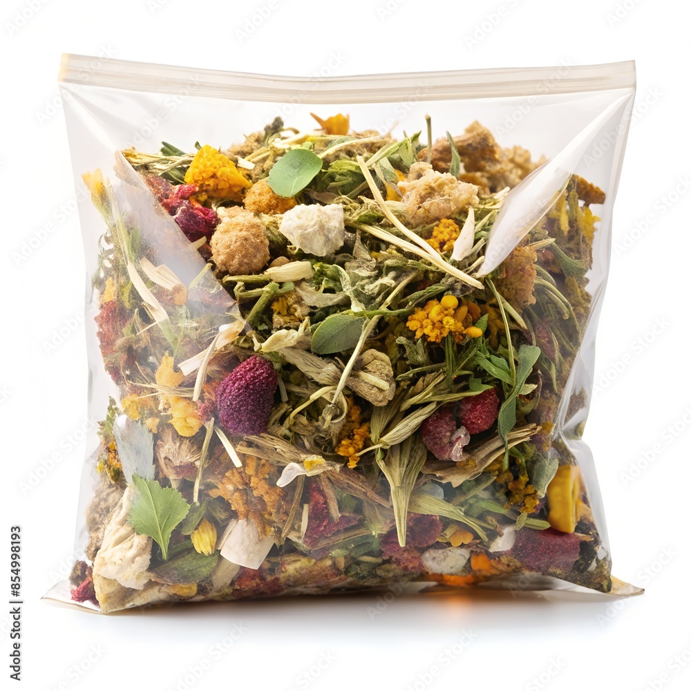 Transparent packaging of herbal tea promotes a healthy lifestyle and ...