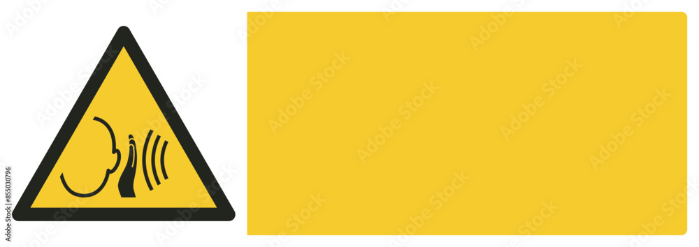 ISO warning safety signs_warning ; sudden loud noise your custom ...