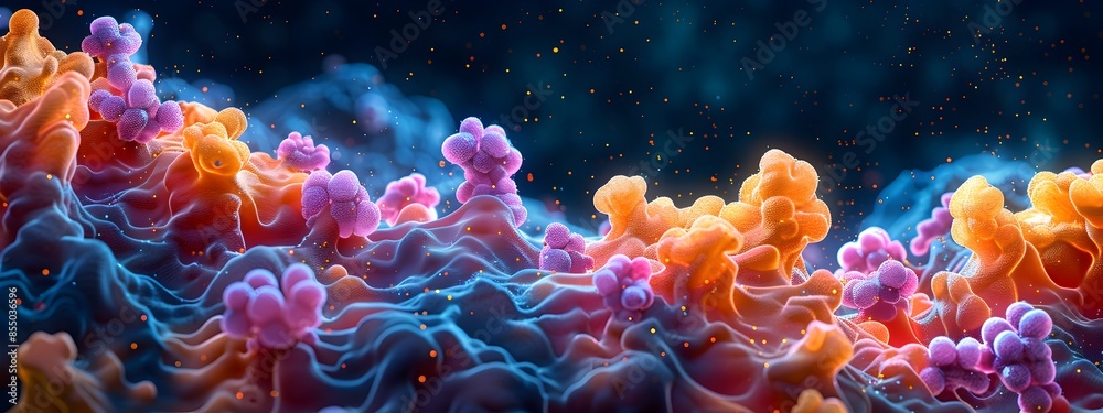 Comprehensive Map of the Diverse Human Microbiome Vibrant Depiction of ...