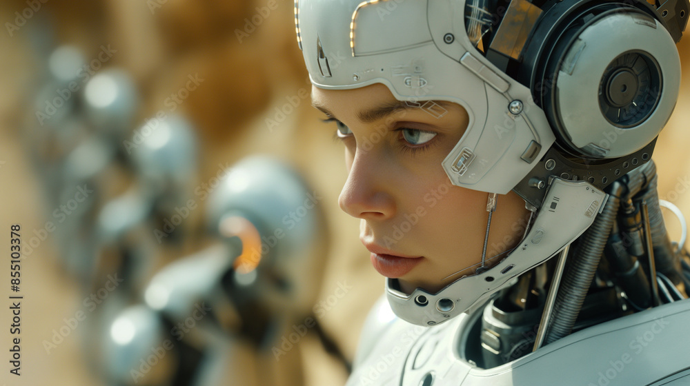 Imagine about the highest technology of humanity and a half of human ...