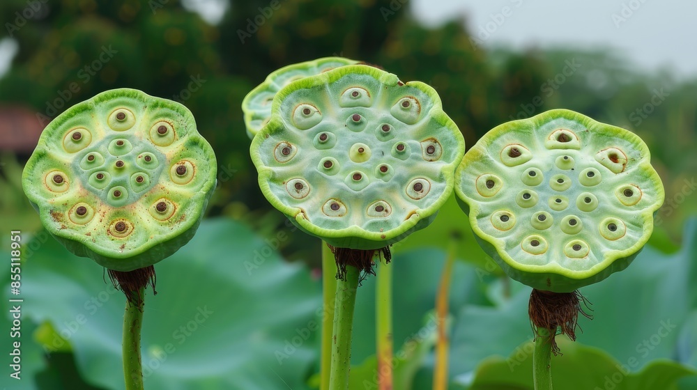 Lotus flower parts Nelumbo nucifera water lily Indian lotus member of ...