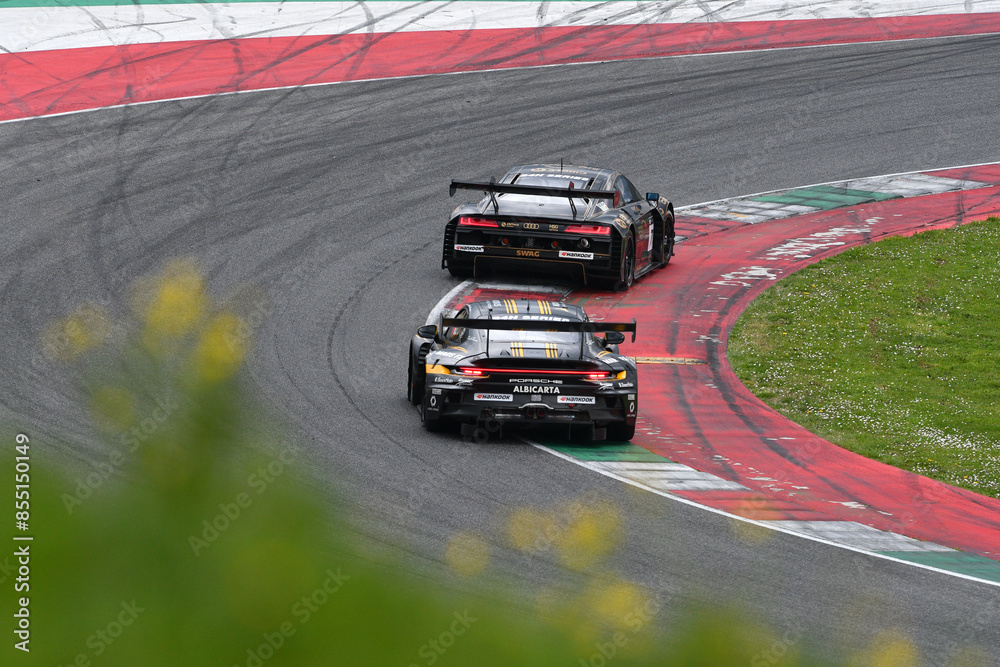 Scarperia, 23 March 2024 Italy: Porsche 911 GT3 R (992) of Team Car ...