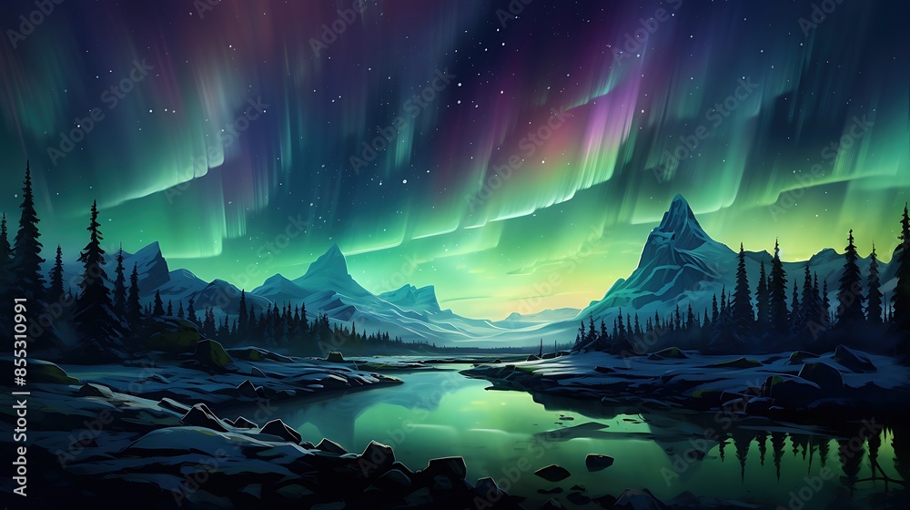 The aurora borealis, also known as the northern lights, is a natural ...