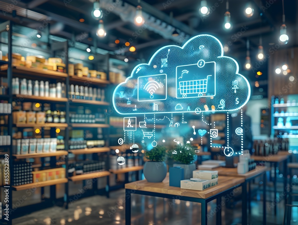 Smart Retail Store with Cloud Connected Inventory Systems and Digital ...