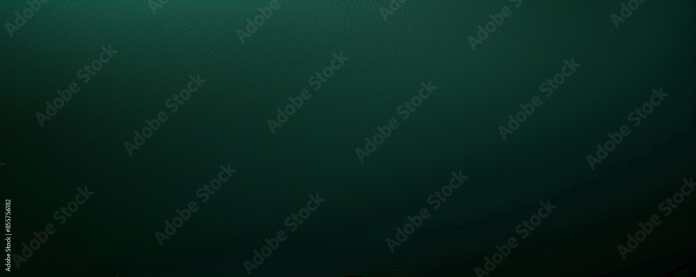 Dark green solid color background, flat texture for graphic design or ...