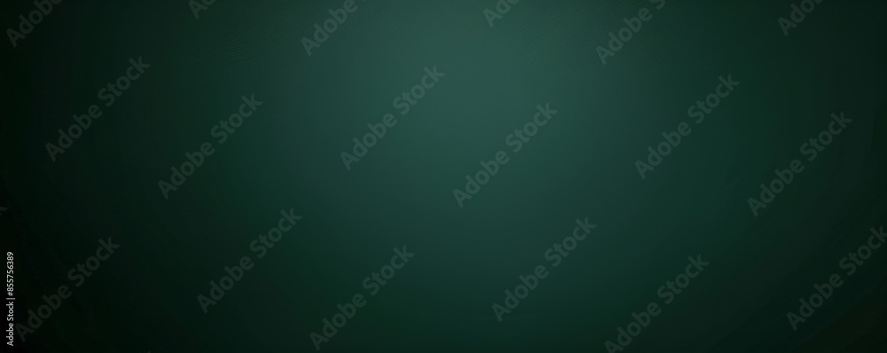 Dark green solid color background, flat texture for graphic design or ...