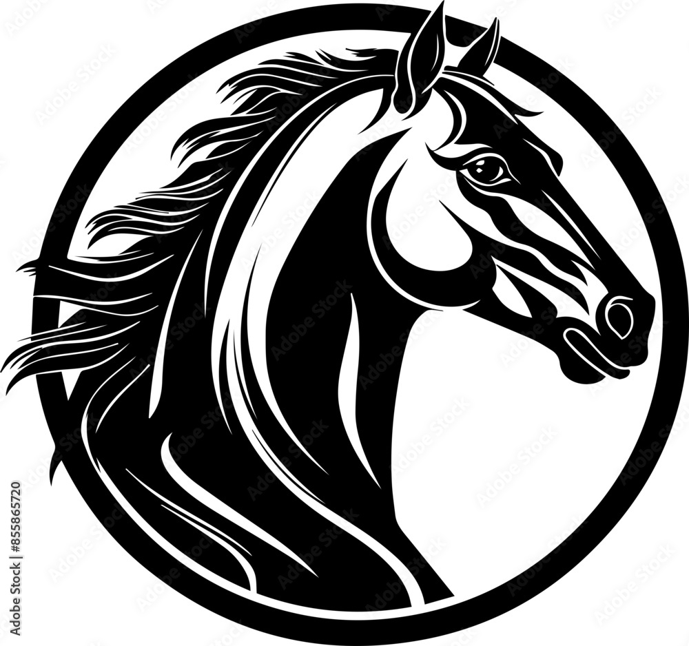 Horse vector transparent background PNG clipart Stock Vector | Adobe Stock