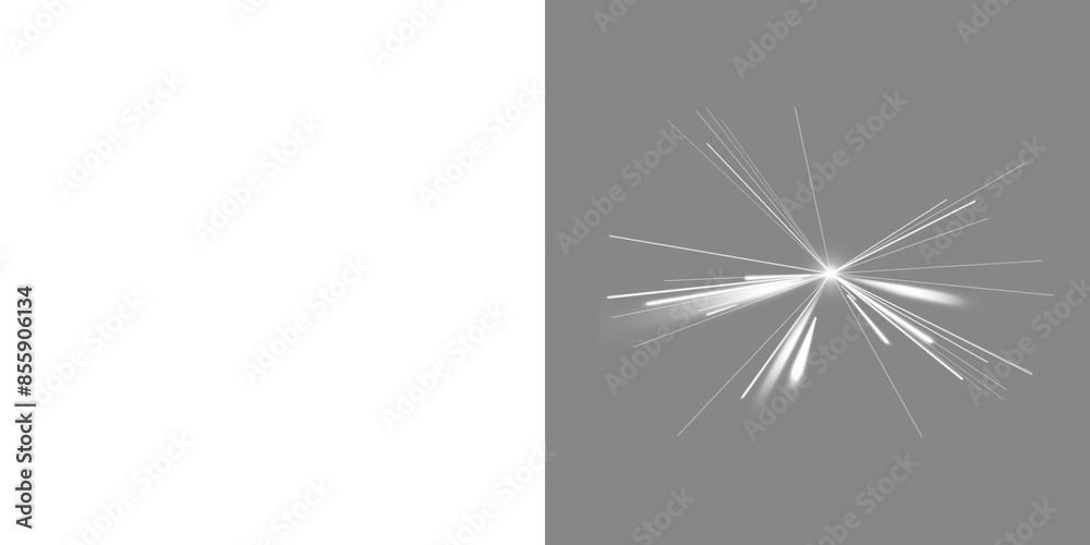 Moon, star, stars, sparkles, falling star, isolated on transparent ...