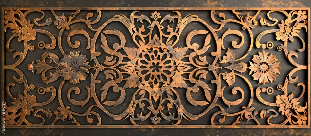 Laser cutting design for temple, Mandir Jali, Partition. Copy space ...