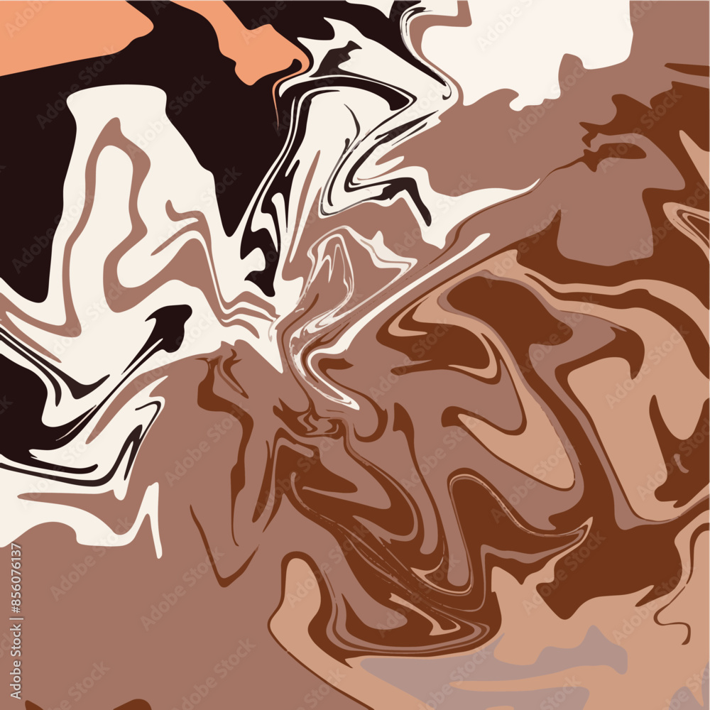 Vector text and background in coffee colors design coffee packaging ...