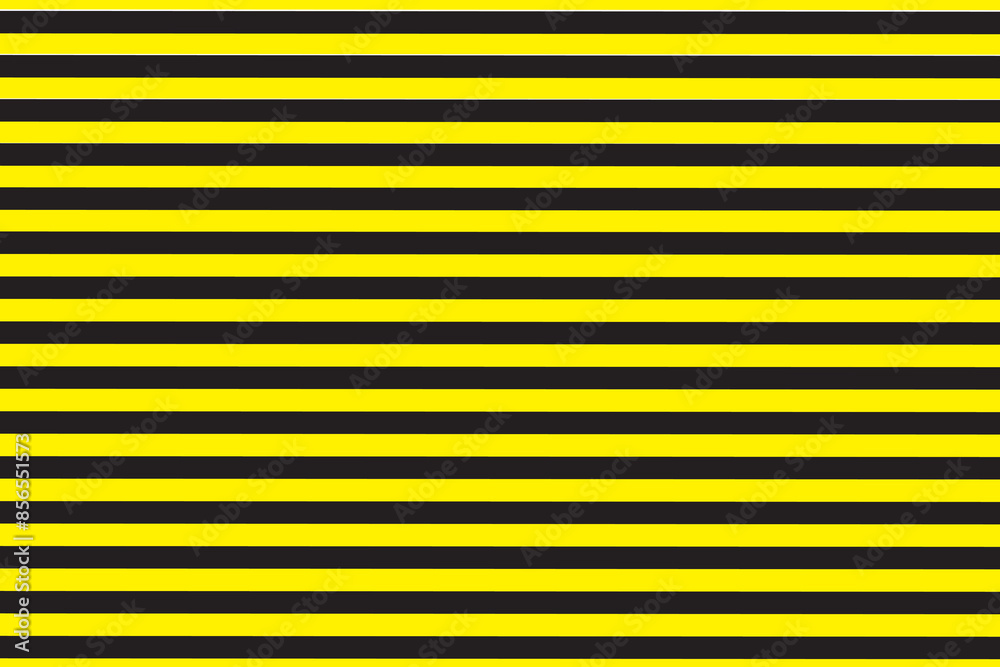 Black and yellow warning stripes line in rectangular, Industrial ...