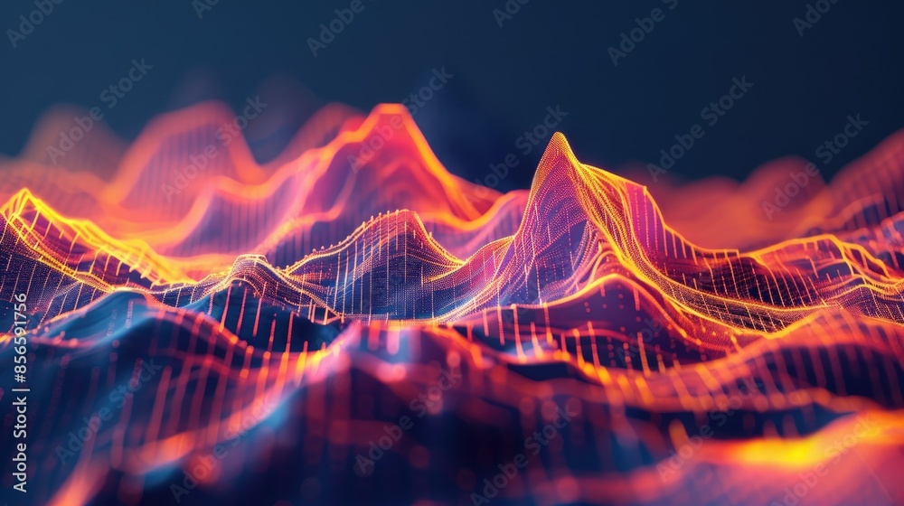 Building a 3D dynamic visualization background for the homepage ...