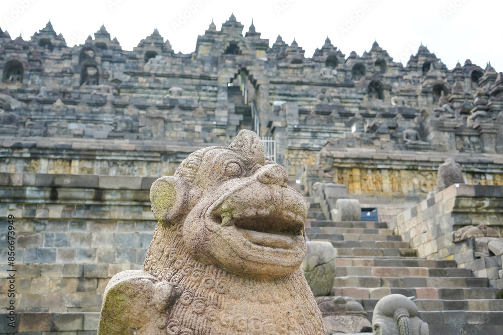 Borobudur is a Mahayana Buddhist temple in Magelang Regency. It is the ...