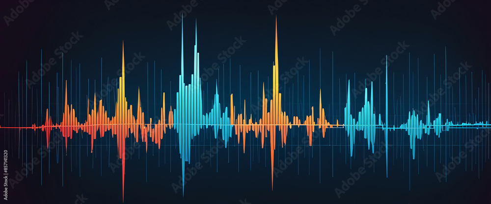 Line wave music sound one noise audio frequency icon signal podcast ...