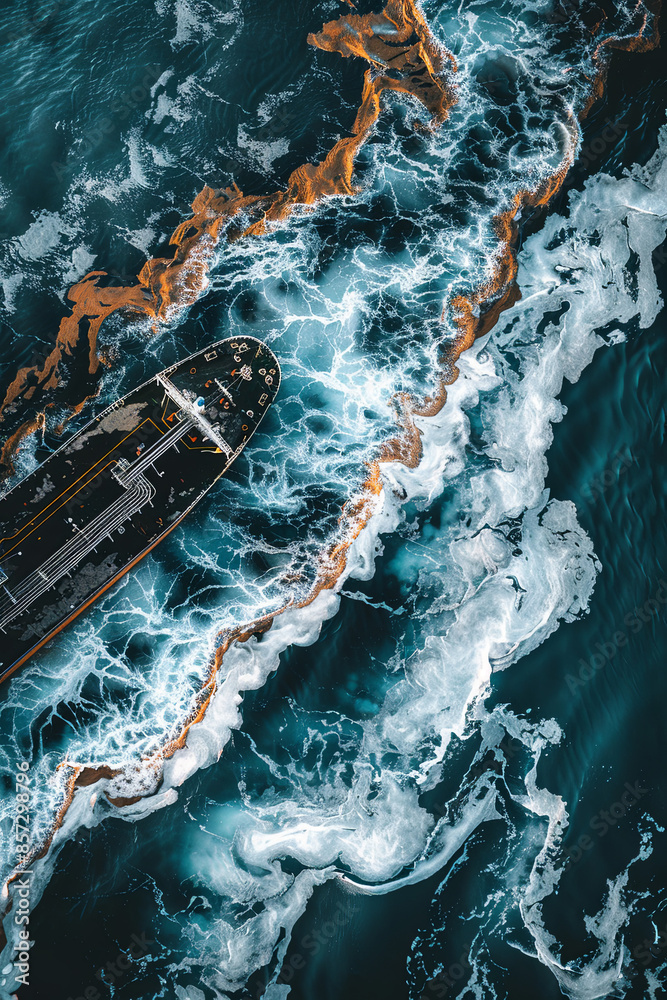 webinar banner, Oil leak from Ship, Oil spill pollution polluted water ...