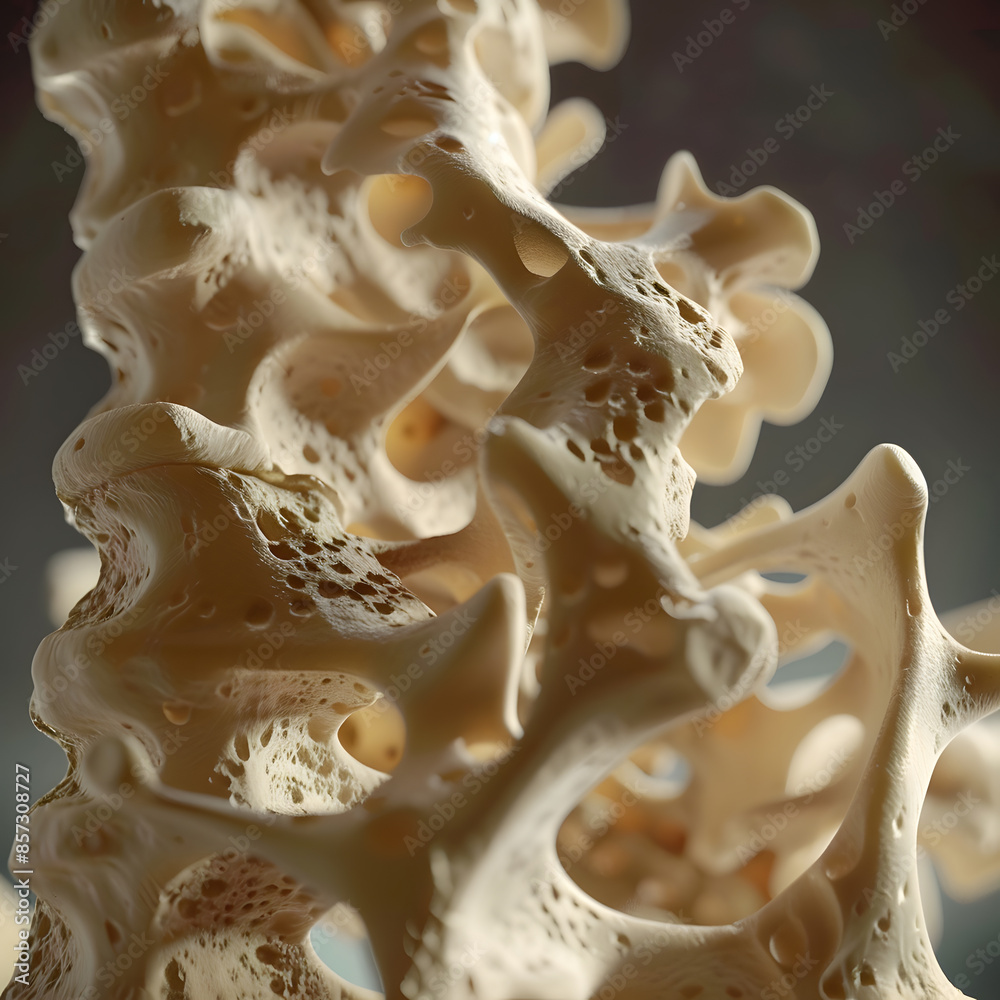 Dynamic animation illustrating the process of bone formation and ...