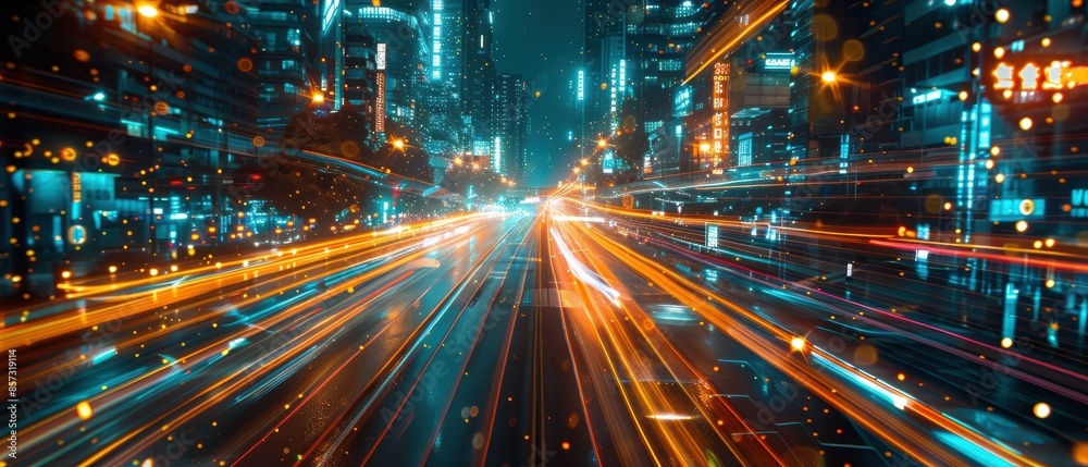 High- depiction of cloud-enabled digital transformation, showing ...