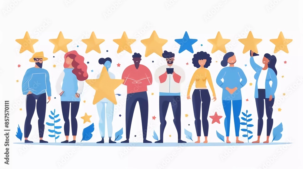 HR recognition concept. Best employee and specialist with great ...