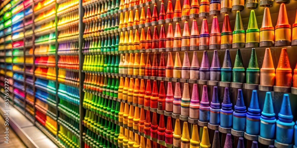 Crayola crayons on display at the Crayola Experience store in Chandler ...