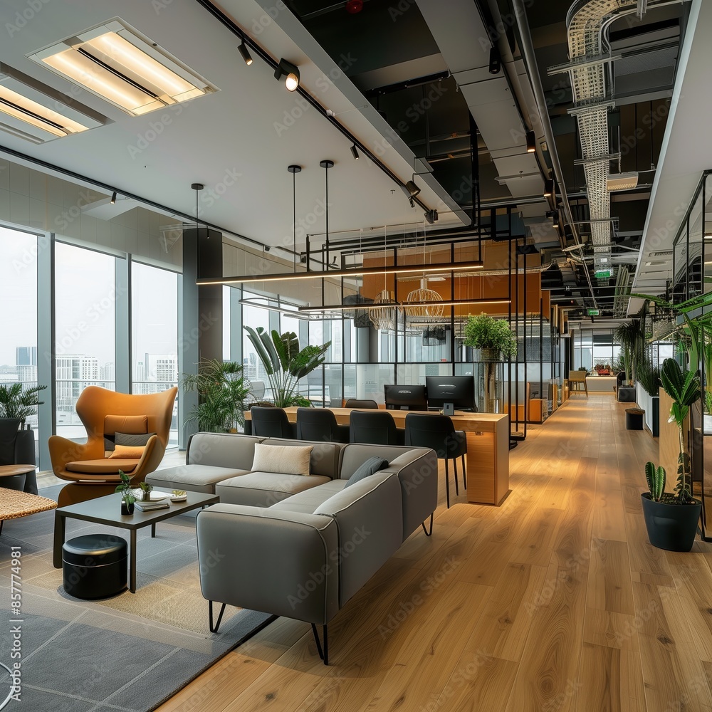 Open Layout: An open and spacious layout that fosters collaboration and ...