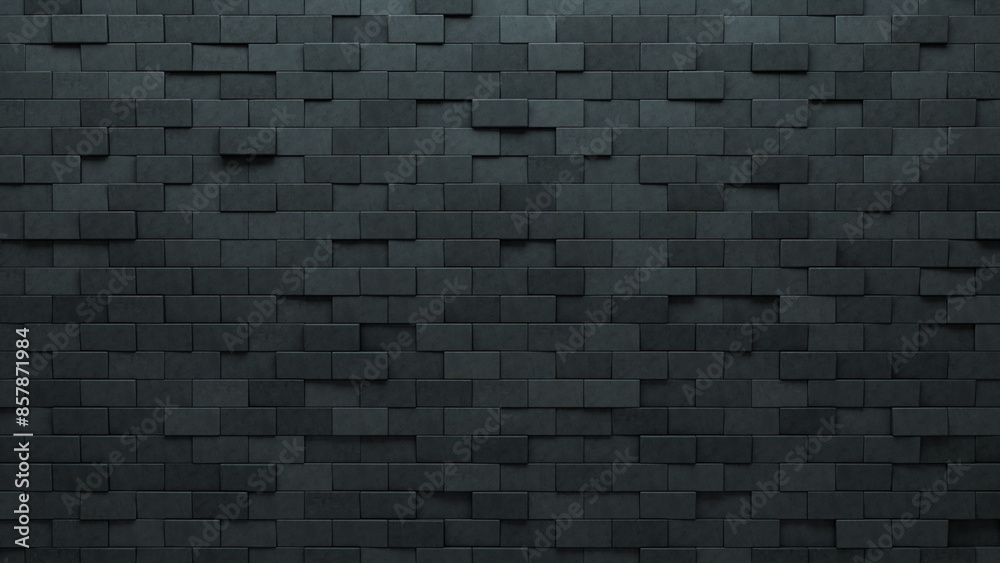 3D, Rectangular Wall background with tiles. Semigloss, tile Wallpaper ...