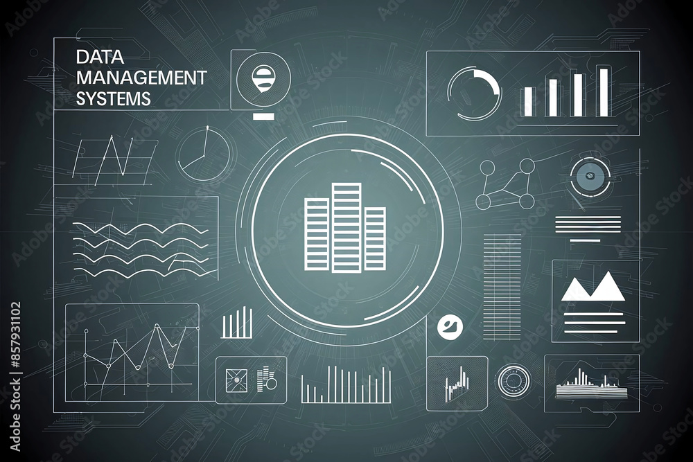 A comprehensive data management system dashboard concept showcasing ...