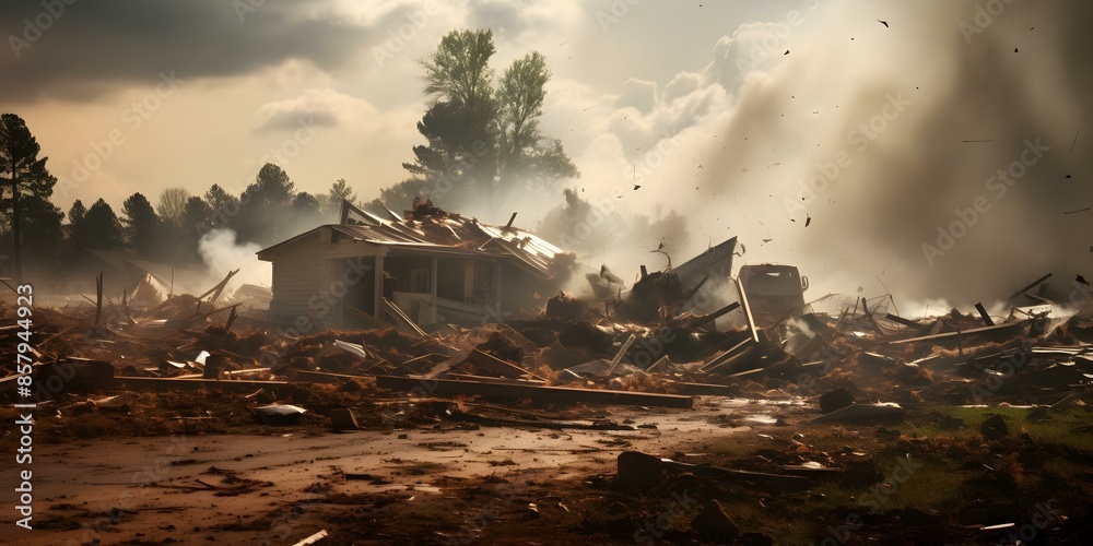 Tornado wreaks havoc in rural area, hurling debris and causing ...