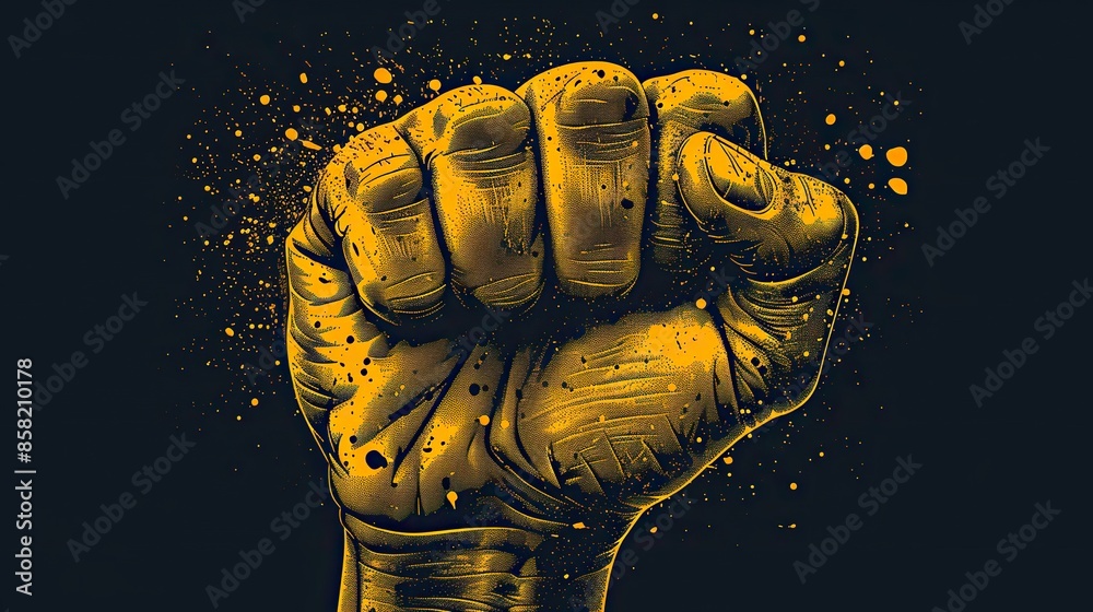Black Lives Matter movement uses raised fist imagery as a symbol of ...